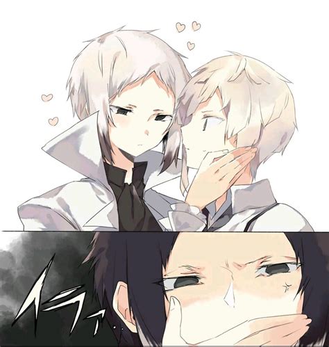 Akutagawa X Atsushi Фотографии отношений Забавные иллюстрации