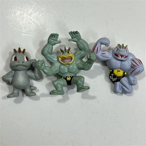 Mavin Pokemon Machop Machoke Machamp 2” Vintage Tomy Figures Cgtsj