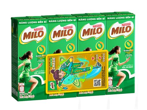 Sữa Milo Lúa Mạch Lốc 4 X 180ml Siba Food Hà Nội