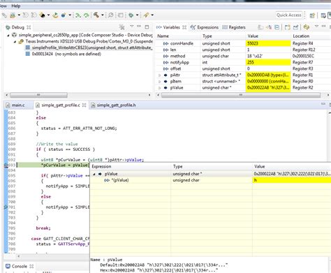 ccs launchxl cc2650 unable to create c and h file in simple