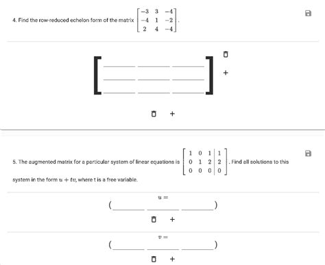 Solved 4 Find The Row Reduced Echelon Form Of The Matrix 4 2 5 The Augmented Matrix For