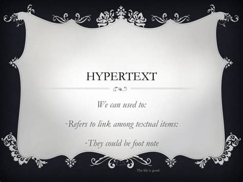 hypertext ppt