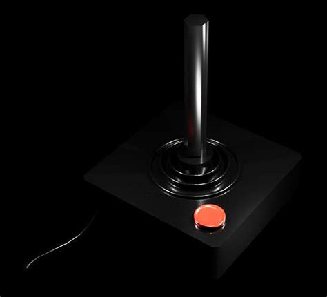 Atari Joystick 3d 3d Model Cgtrader