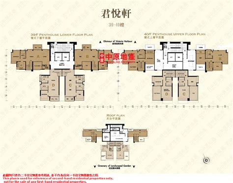 中原數據 筲箕灣柴灣 君悅軒 的平面圖