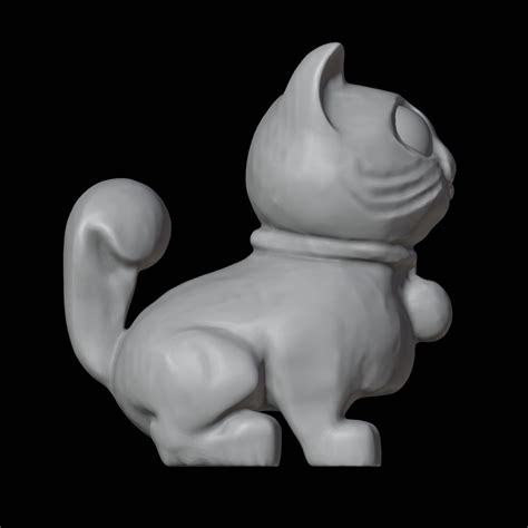 Free Stl File Cute Cat Figure 🐱 ・model To Download And 3d Print・cults