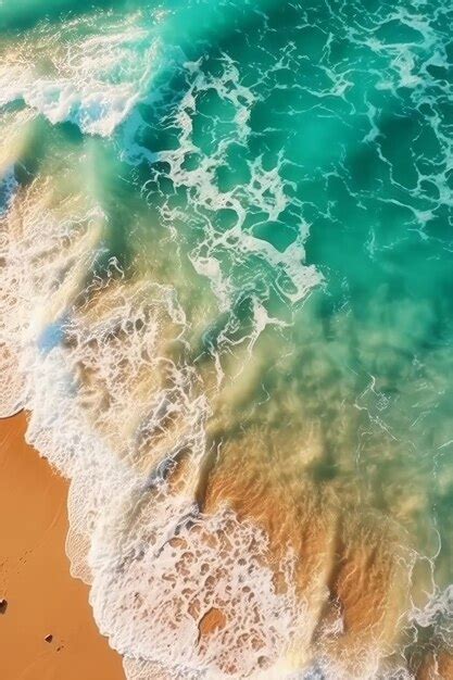 Premium Ai Image The Waves Were Lapping At The Shore