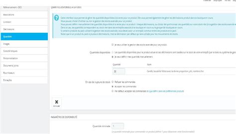 Le Produit Nest Plus Disponible Utilisation De Prestashop