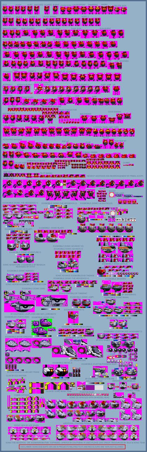Sonic 1 Robotnik Sprites Benchdast