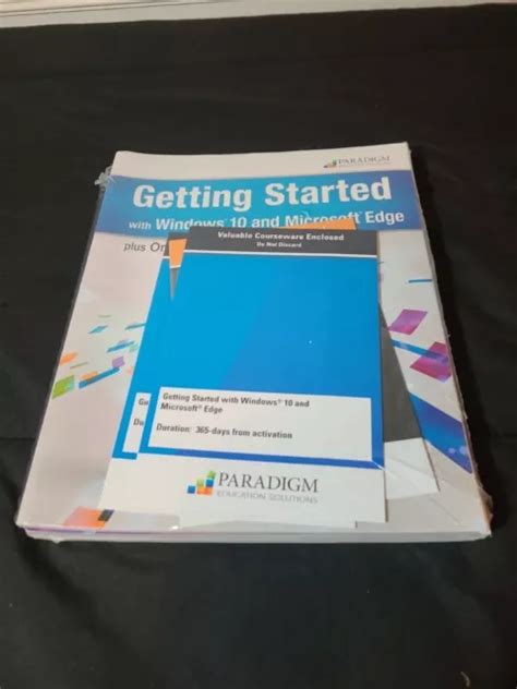 GETTING STARTED WITH Windows 10 And Microsoft Edge Text Paperback