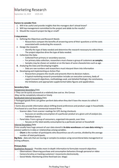 Marketing Research Lecture Notes 4 Warning Tt Undefined Function 32 Will It Be Useful And