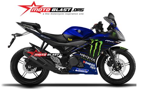 Mega Gallery Modifikasi Striping Decal Stiker Yamaha R15 Motoblast