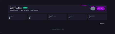 How To Configure Schedules In Pterodactyl Cybrancee Knowledgebase