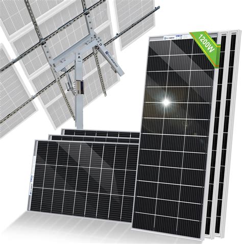 Eco Worthy 1200w Solar Tracker System 6pcs Bifacial 195w