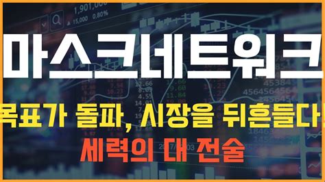 코인 마스크네트워크 마스크네트워크 코인전망 목표가로 향해 나아가는 방향성 찾아보자 Youtube
