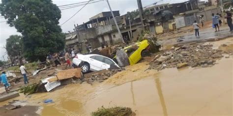 Côte divoire Abobo sous les eaux