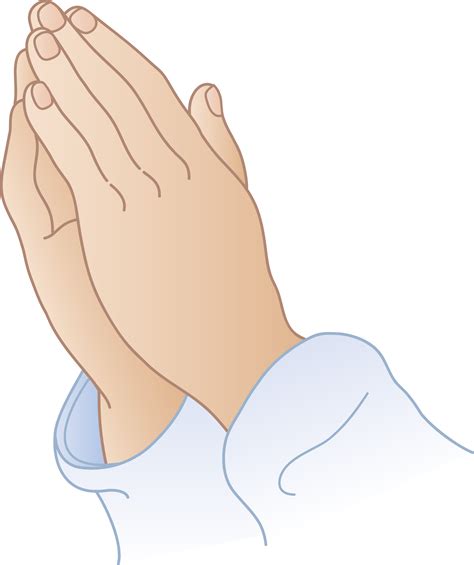 Praying Hands 1 Free Clip Art