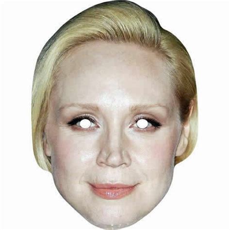 Gwendoline Christie Mask Celebrity Card Fancy Dress Facemasks With