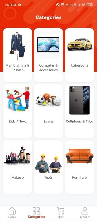 working on e mart app screens with flutter saman awan posted on the