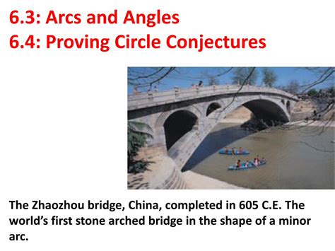 Pdf 6 3 Arcs And Angles 6 4 Proving Circle Conjectures€¦ · Theorem
