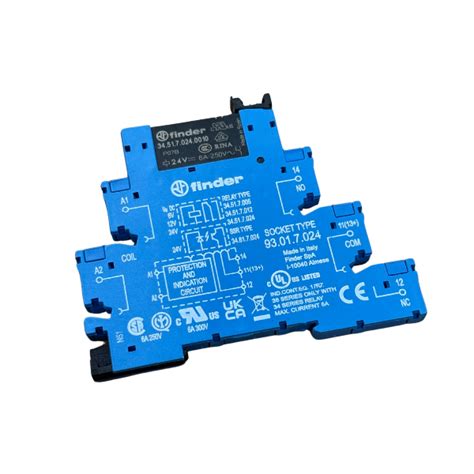 Relay And Socket 24vdc Finder Car Wash Superstore