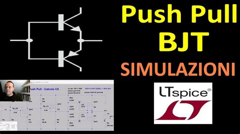 0741 Push Pull Con Bjt Simulazione Ltspice Youtube