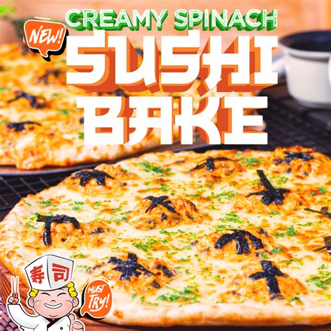 Angels Pizza Try Out Our Creamy Spinach Sushi Bake Here Facebook