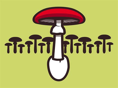 Vector Mushroom Vector Art And Graphics