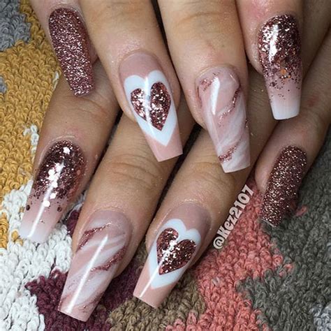 Valentines Day Acrylic Nail Art 2021 Fabulous Nail Art Designs