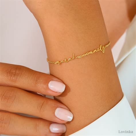 Multiple Names Braceletscustom Name Braceletpersonalized Name