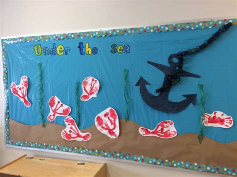 Ocean Themed Bulletin Board In My Classroom Kindergarten Projects