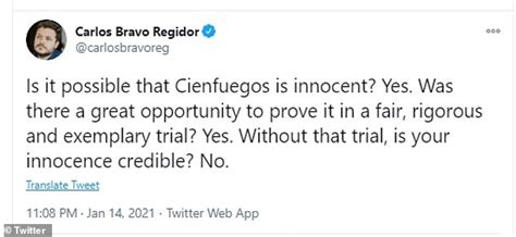 Mexico Will Not Criminally Charge Ex Defense Minister Daily Mail Online