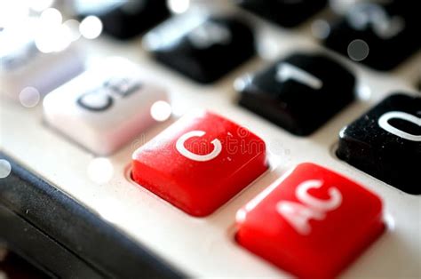 Simple Calculator Buttons Numbers Stock Photo Image Of Display Design