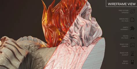 Balrog Bust 3d Printable Files Gambody