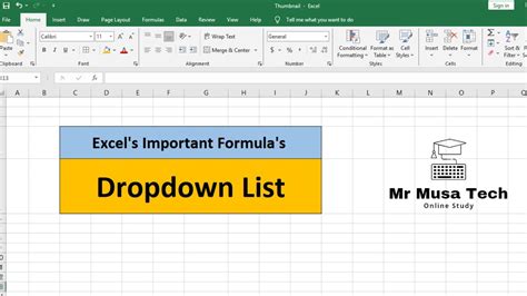 data validation dropdown list ms excel formula s ms excel basic