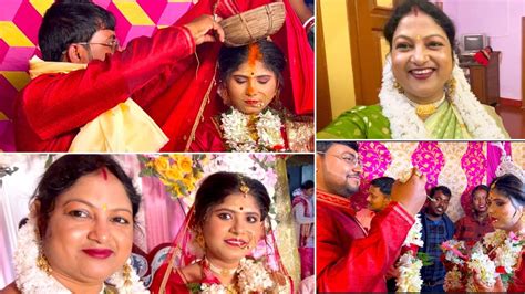 ভাই এর বিয়ে 😊সিঁদুর দানের সময় কেঁদেই ফেললো ভাই কেলেঙ্কারি হচ্ছিল