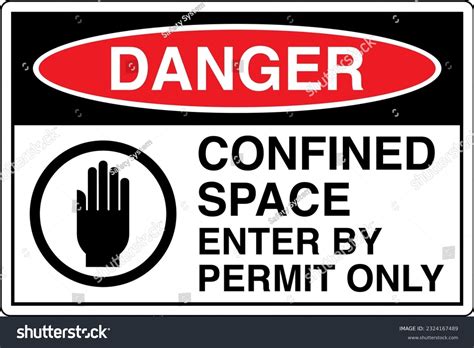 Osha Safety Signs Marking Label Standards Danger Royalty Free Stock