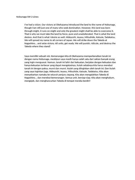 Nobunaga Sw 2 Lines Pdf