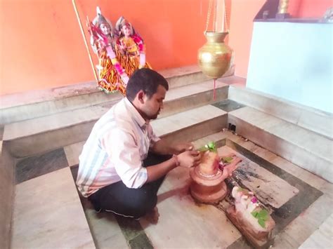 Devotees Performed Special Worship In The Temple Devotees Will Perform
