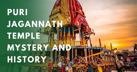 Puri Jagannath Temple Mystery And History Puja N Pujari