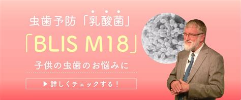 虫歯予防、口臭予防ならブリス菌BLIS M18、BLIS K12 | ブリス菌健康情報室