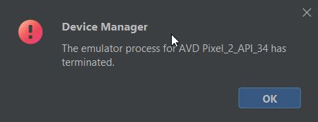 Android Emulator Not Start Stack Overflow