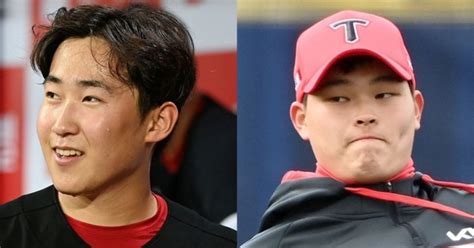 특급 루키와 괴물 좌완의 공을 받는 남자영건 듀오는 어떻게 다를까