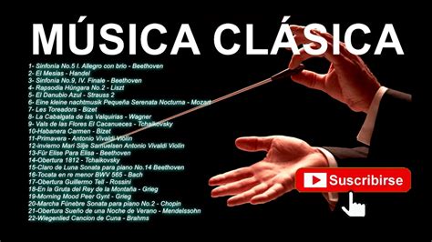 MÚsica ClÁsica Beethoven Mozart Vivaldi Bach Chopin Tchaikovsky