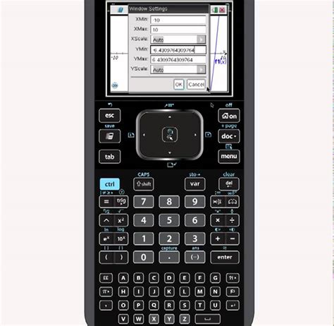 Basic Graphing With A Ti Nspire Youtube