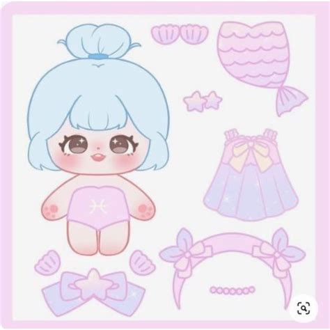 Búp Bê Giấy Chibi Chọn Mẫu Shopee Việt Nam