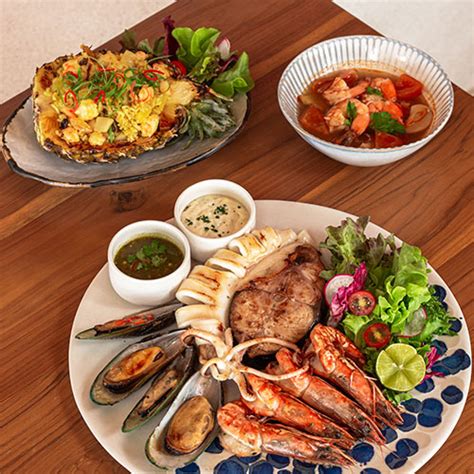 Talay Beach Restaurant Samui Food In Koh Samui