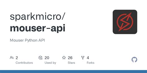 GitHub Sparkmicro Mouser Api Mouser Python API