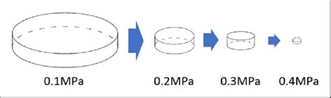 Pore Size Change Trend Diagram Under Different Pressures With Microwave Download Scientific