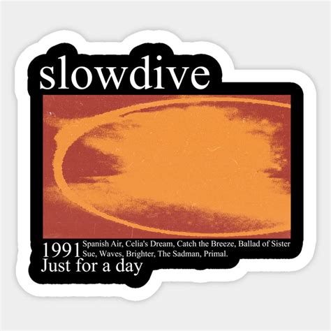 Vintage Slowdive Sticker