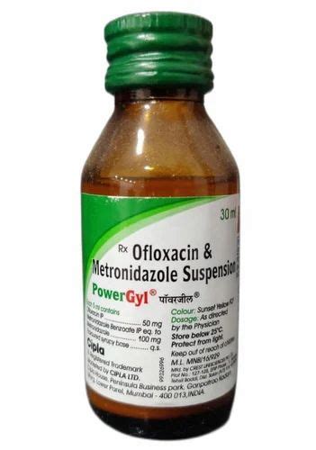 Intofolx O Ofloxacin Metronidazole Suspension 30 Ml At 17 80 Bottle
